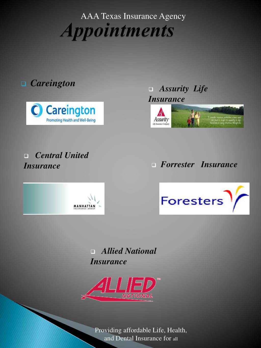 PPT - AAA Texas Insurance Agency PowerPoint Presentation, free download ...