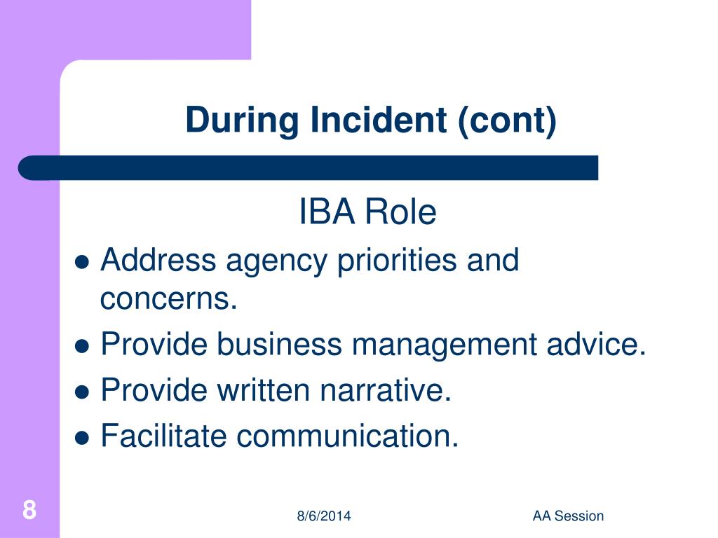 PPT - Incident Business Management: Agency Administrator's ...