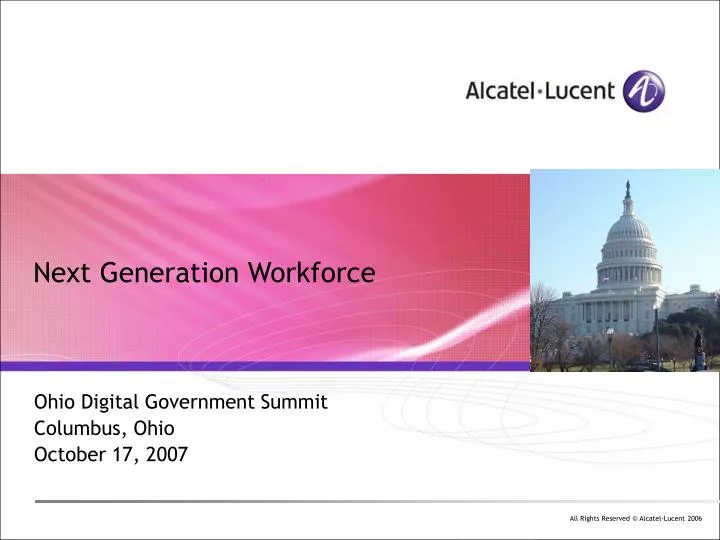 PPT - Next Generation Workforce PowerPoint Presentation, free download ...