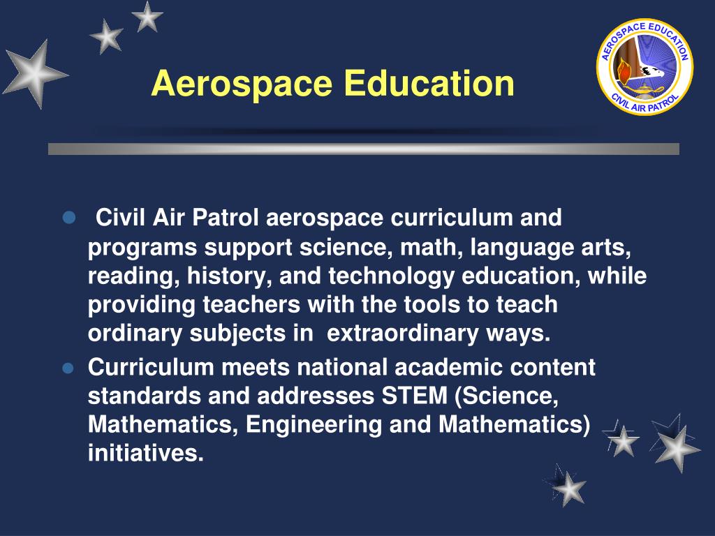 PPT - CIVIL AIR PATROL AEROSPACE EDUCATION OUTREACH TO TEACHERS ...