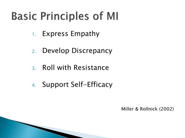 PPT - Using Motivational Interviewing (MI) Principles in Academic ...