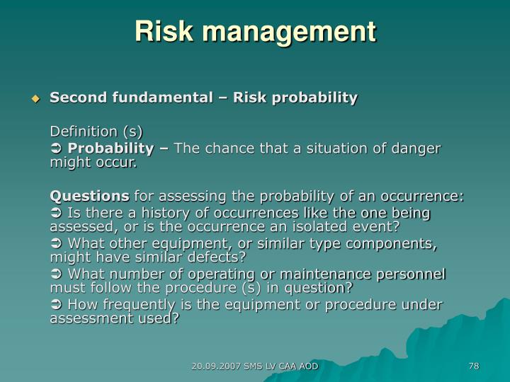 PPT - SAFETY MANAGEMENT PowerPoint Presentation - ID:2945807