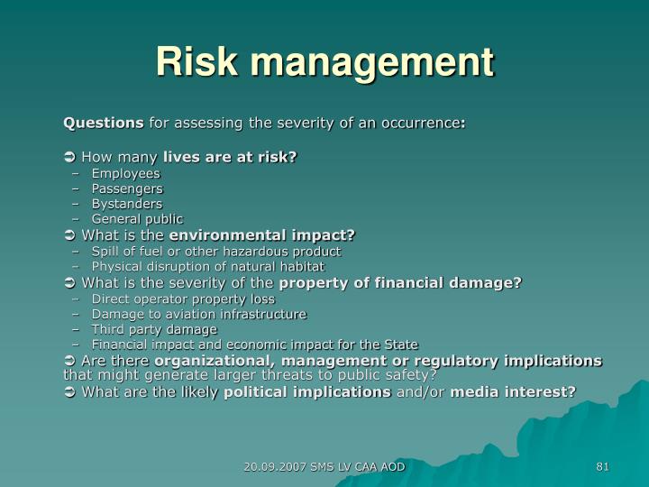 PPT - SAFETY MANAGEMENT PowerPoint Presentation - ID:2945807