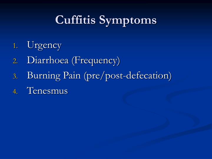 PPT - The Management of Pouchitis and Cuffitis PowerPoint Presentation ...