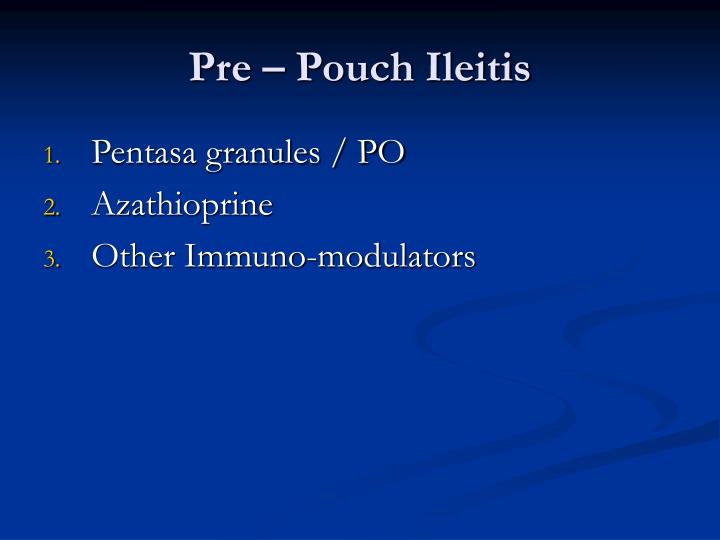 PPT - The Management of Pouchitis and Cuffitis PowerPoint Presentation ...