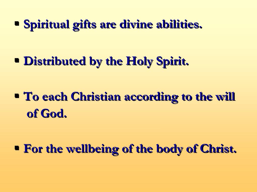PPT - Discovering Spiritual Gifts to Mobilize Church Members PowerPoint ...