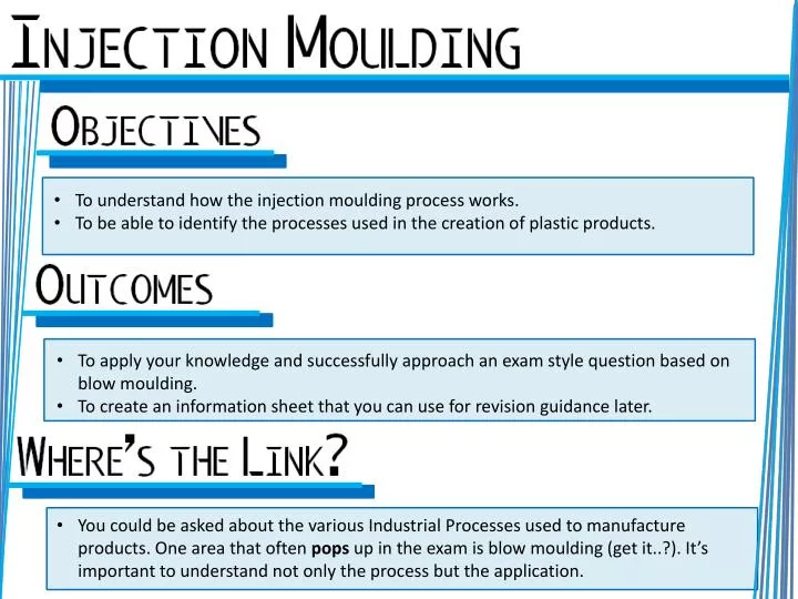 PPT - To understand how the injection moulding process works ...