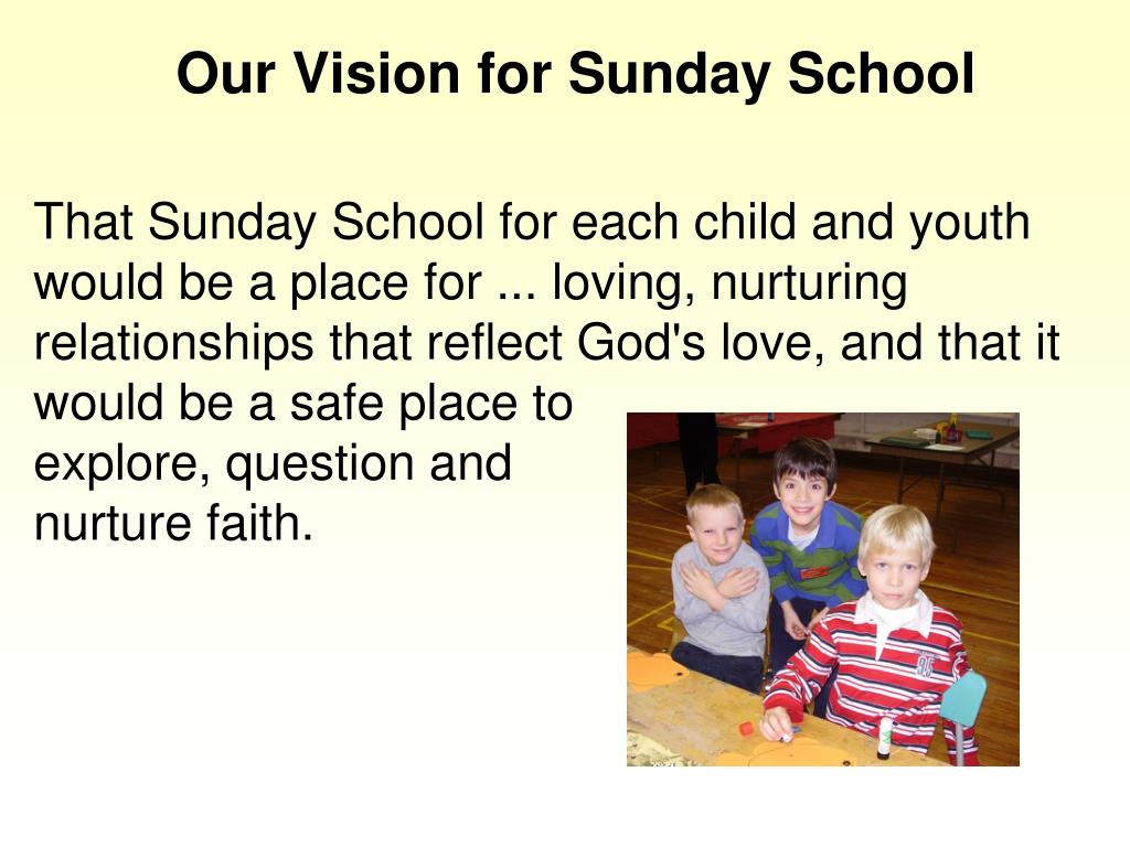 PPT - The Ministry of Sunday School PowerPoint Presentation, free ...