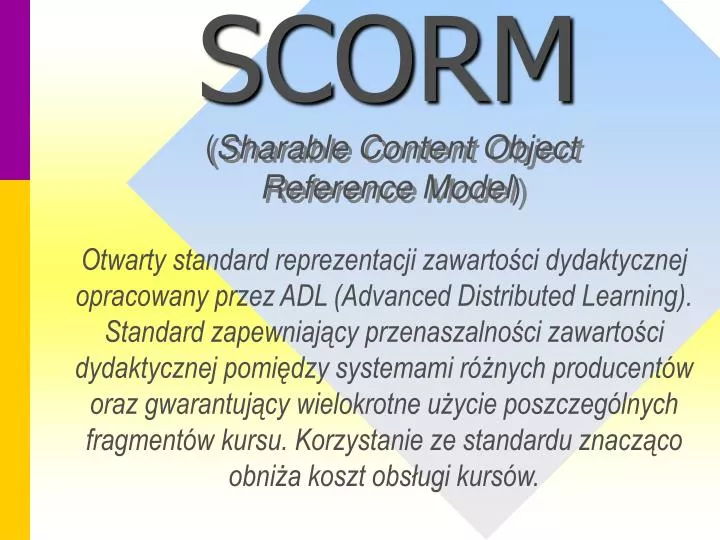 PPT - SCORM PowerPoint Presentation, free download - ID:2947028