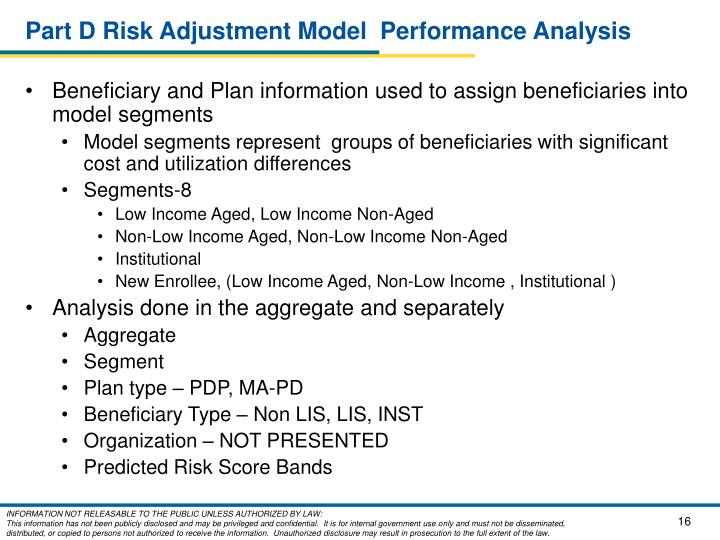 PPT - Medicare Part D Risk Adjustment: Performance of the RxHCC Risk ...