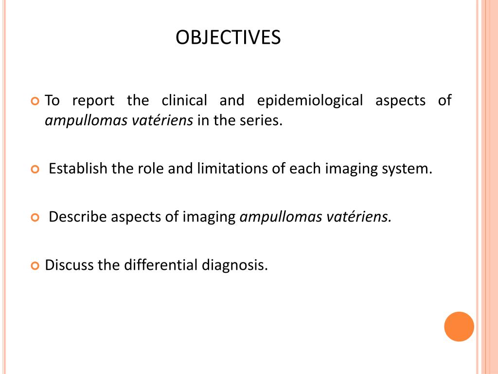 PPT - IMAGING AMPULLOMA OF VATER’S PAPILLE SERIES OF FIFTEEN CASES ...