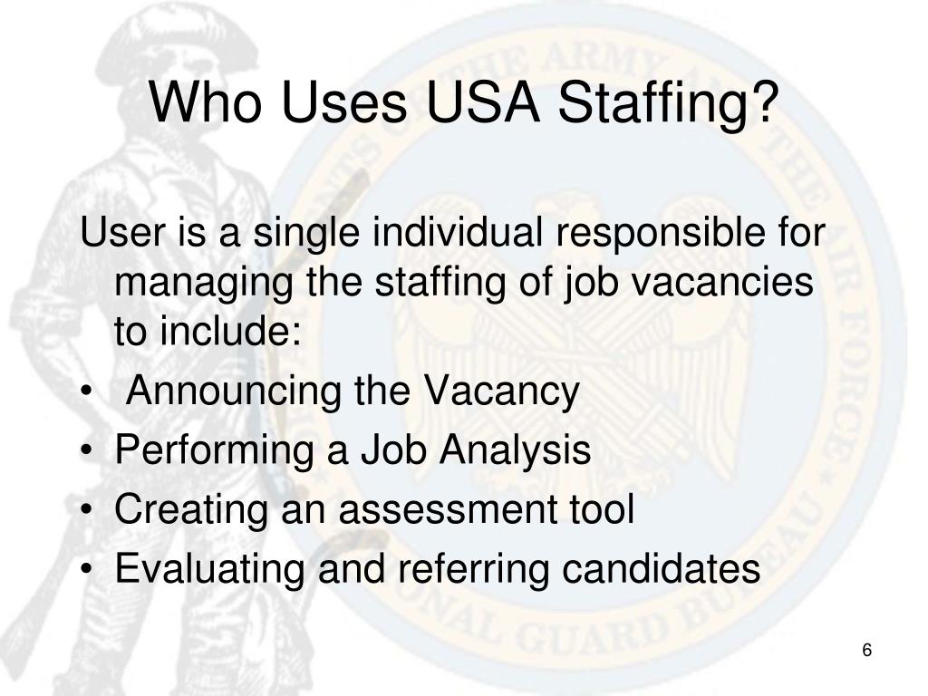 PPT - Wisconsin DoD HRO Supervisory Training USA STAFFING PowerPoint ...