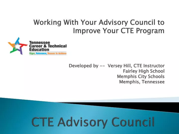 PPT - CTE Advisory Council PowerPoint Presentation, free download - ID ...