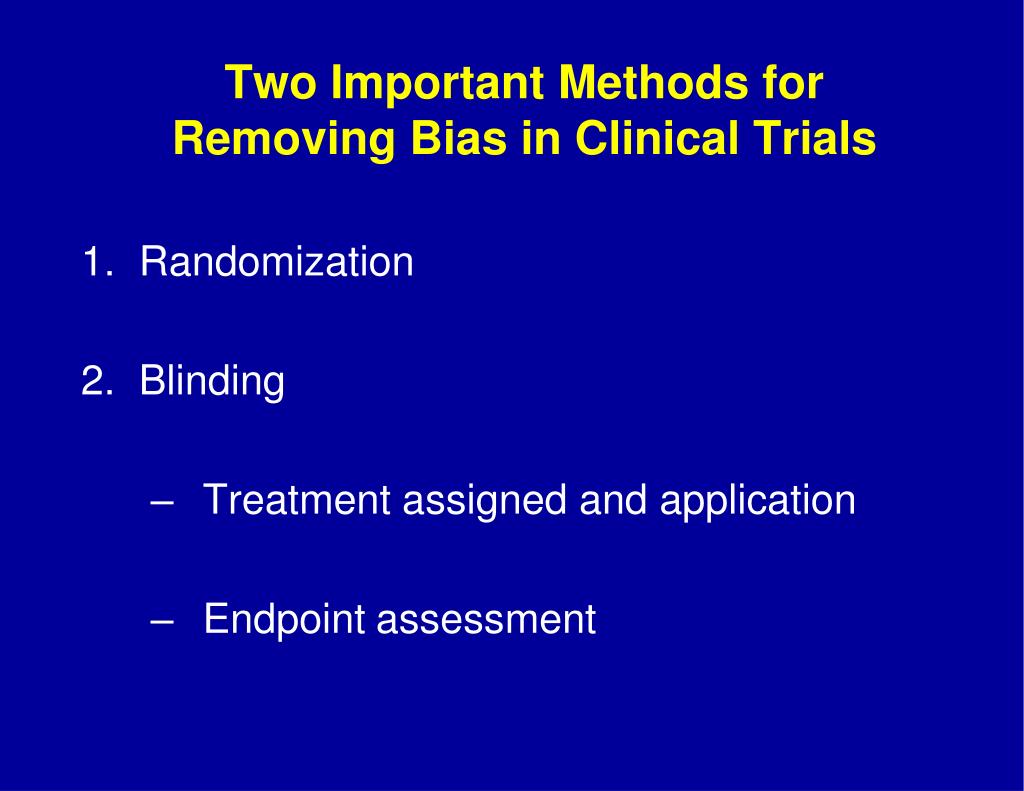 PPT - Blinding or Masking of Treatments and Other Aspects of the Trial ...