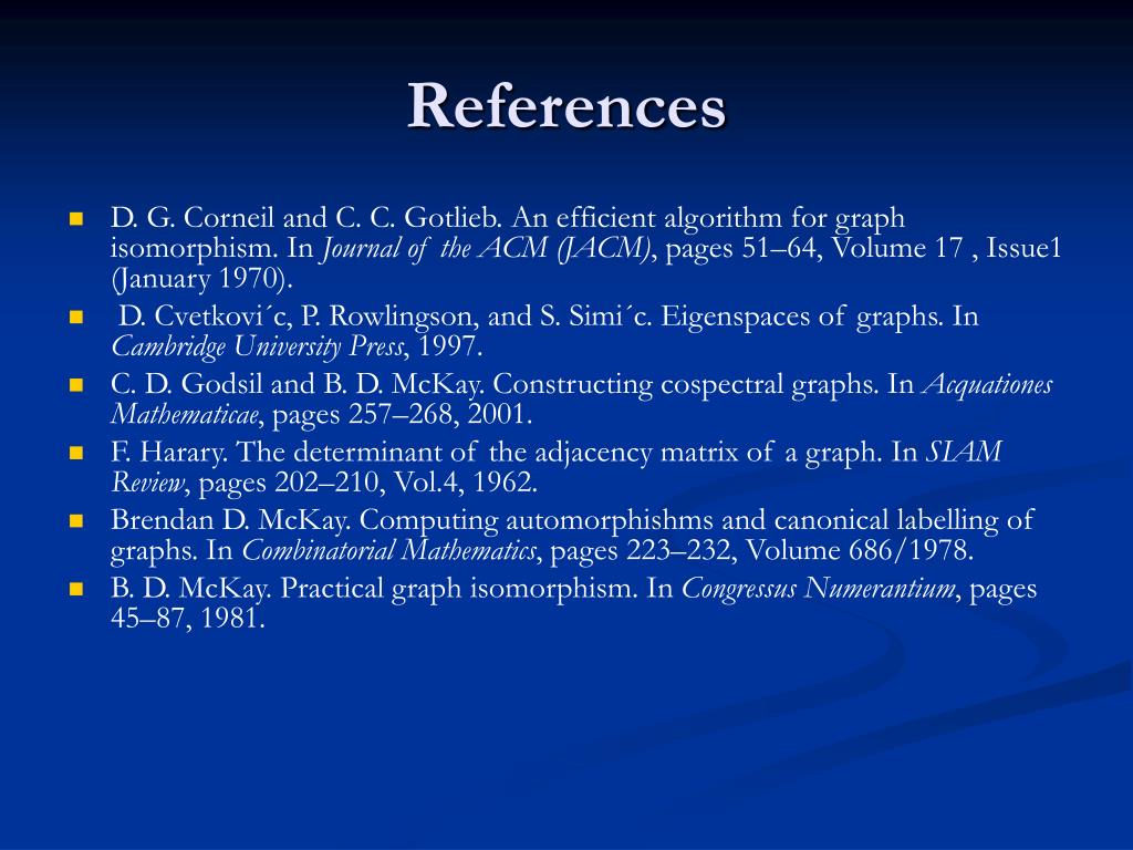 Ppt Algorithms For Computing Canonical Labeling Of Graphs And Sub Graph Isomorphism Powerpoint