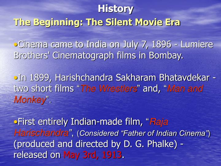 PPT - History of Indian Cinema What Bollywood Is How Music Influences ...