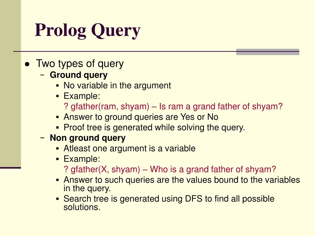 Ppt Prolog Programming Powerpoint Presentation Free Download Id