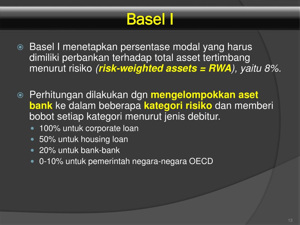 PPT - Arsitektur Perbankan Indonesia Basel I & Basel II PowerPoint ...