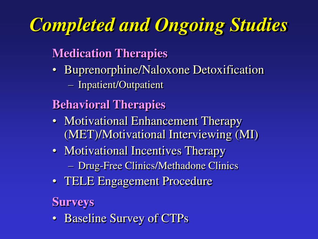 PPT - National Drug Abuse Treatment Clinical Trials Network PowerPoint ...