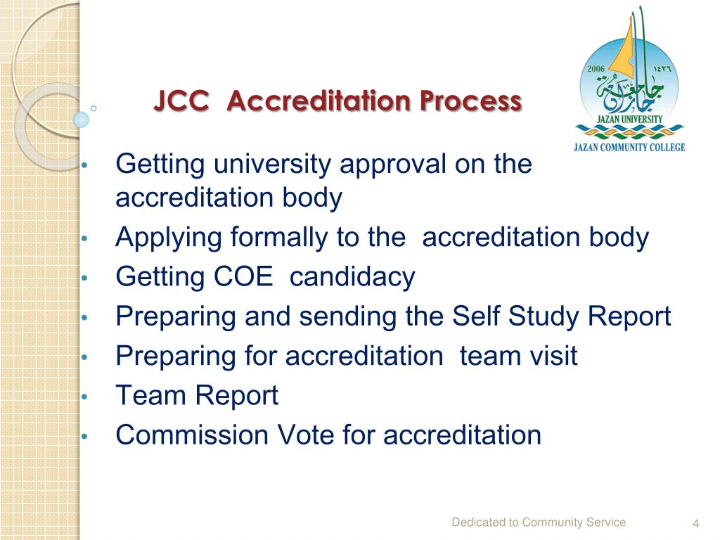 PPT - Jazan Community College Accreditation Experience PowerPoint ...