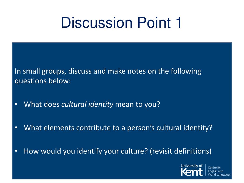 PPT - TALKING CULTURES: An Introduction to Intercultural Awareness ...