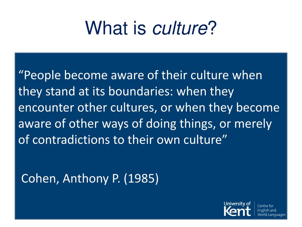 PPT - TALKING CULTURES: An Introduction to Intercultural Awareness ...