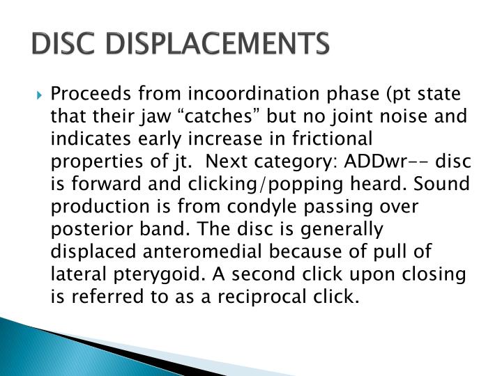 PPT - TEMPOROMANDIBULAR JOINT DISORDERS PowerPoint Presentation - ID ...