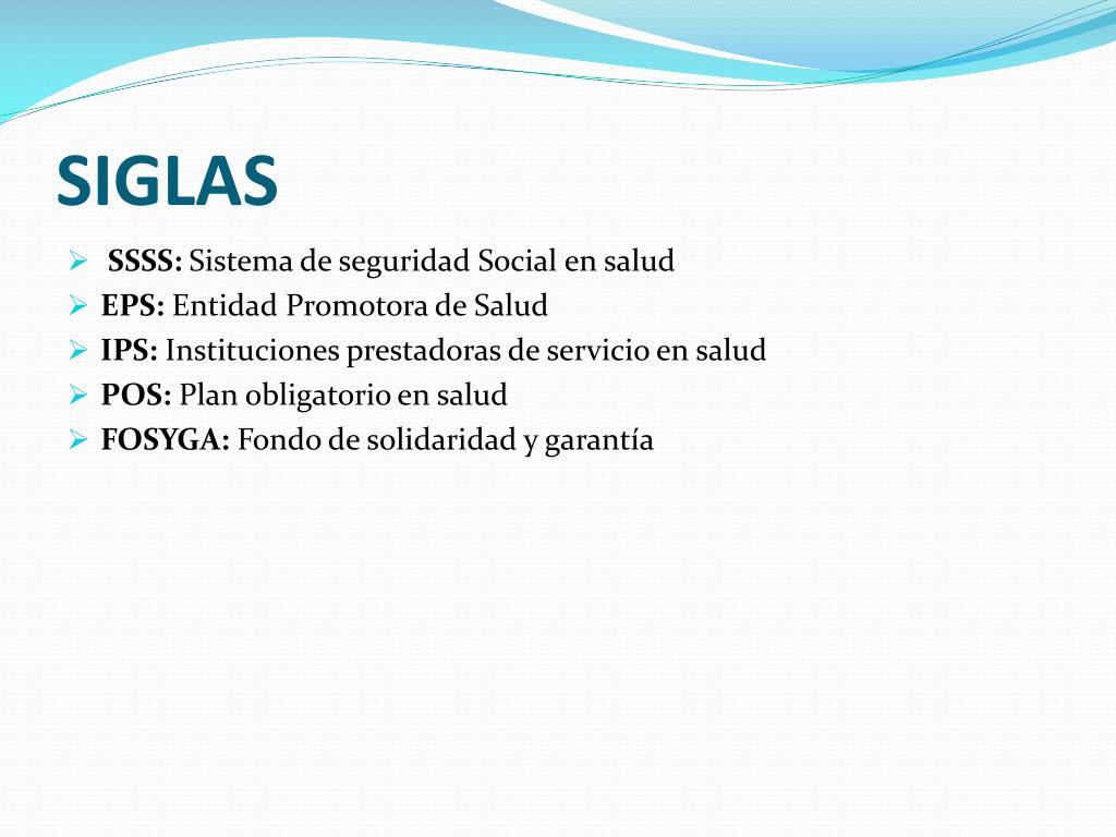 PPT - SISTEMA DE SEGURIDAD SOCIAL EN COLOMBIA POR LOS DERECHOS DE LA ...