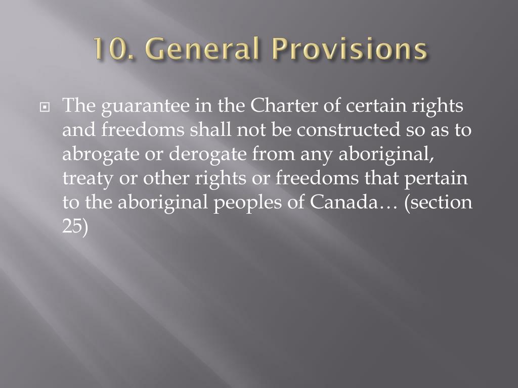 PPT - The Canadian Charter of Rights and Freedoms PowerPoint ...