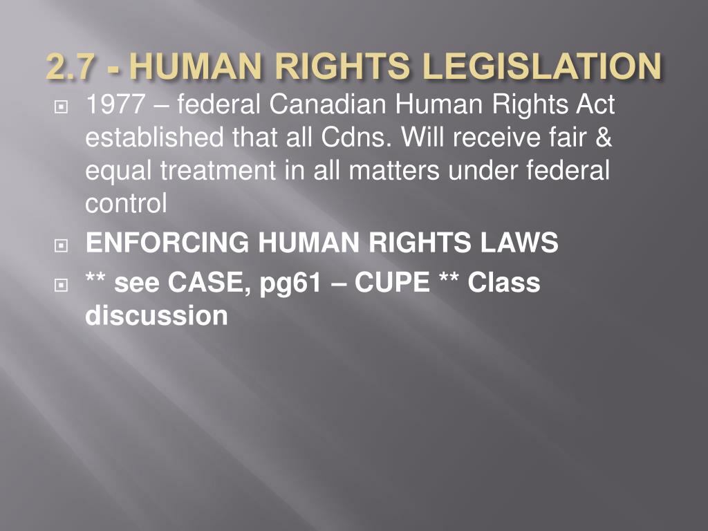PPT - The Canadian Charter of Rights and Freedoms PowerPoint ...