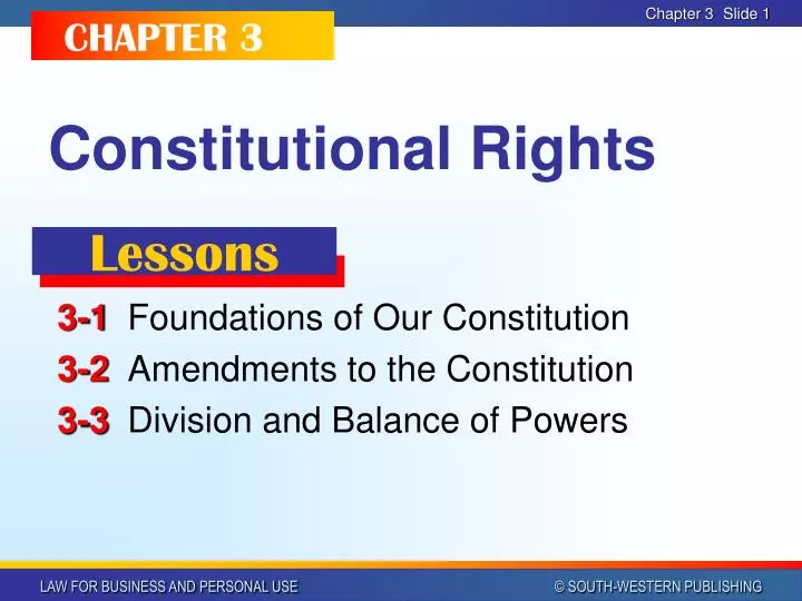 PPT - Constitutional Rights PowerPoint Presentation, free download - ID ...