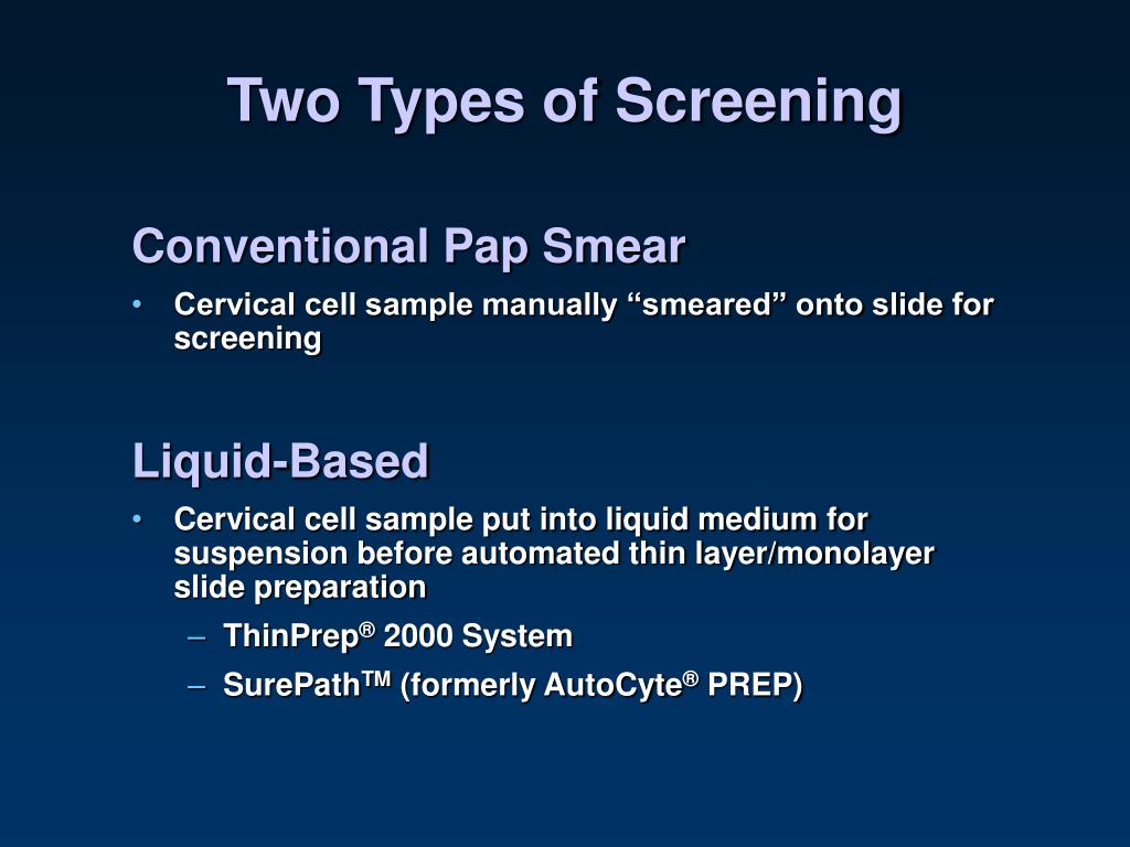 PPT - Advances in the Screening, Diagnosis, and Treatment of Cervical ...