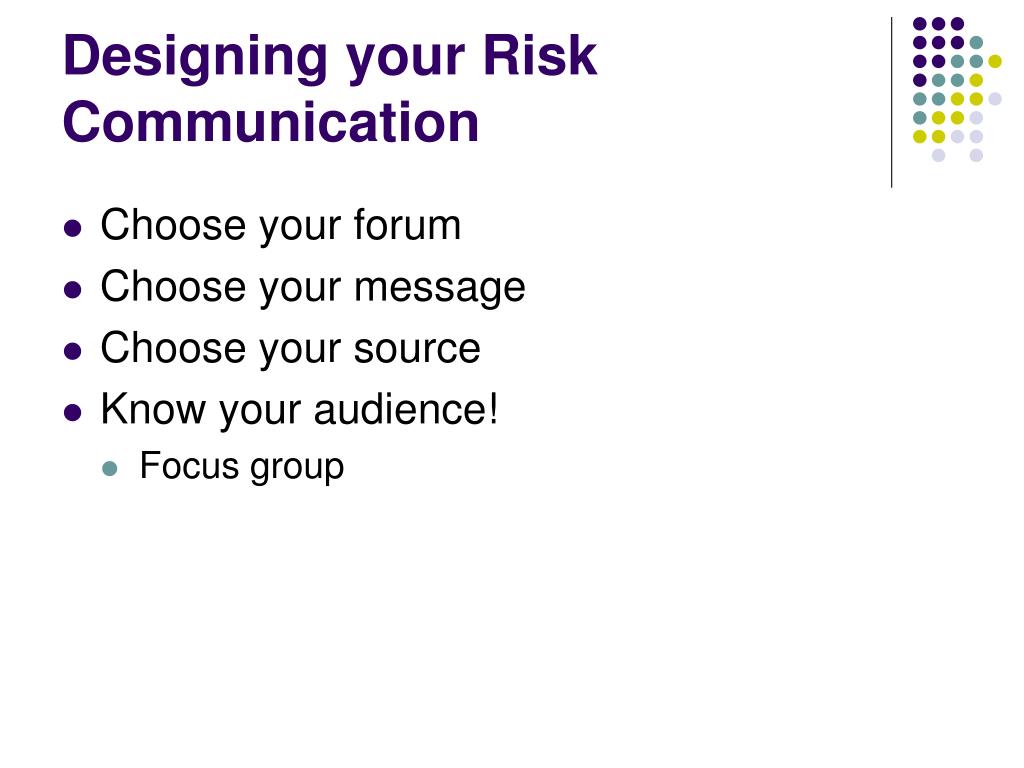 PPT - Risk Communication Fundamentals PowerPoint Presentation, free ...