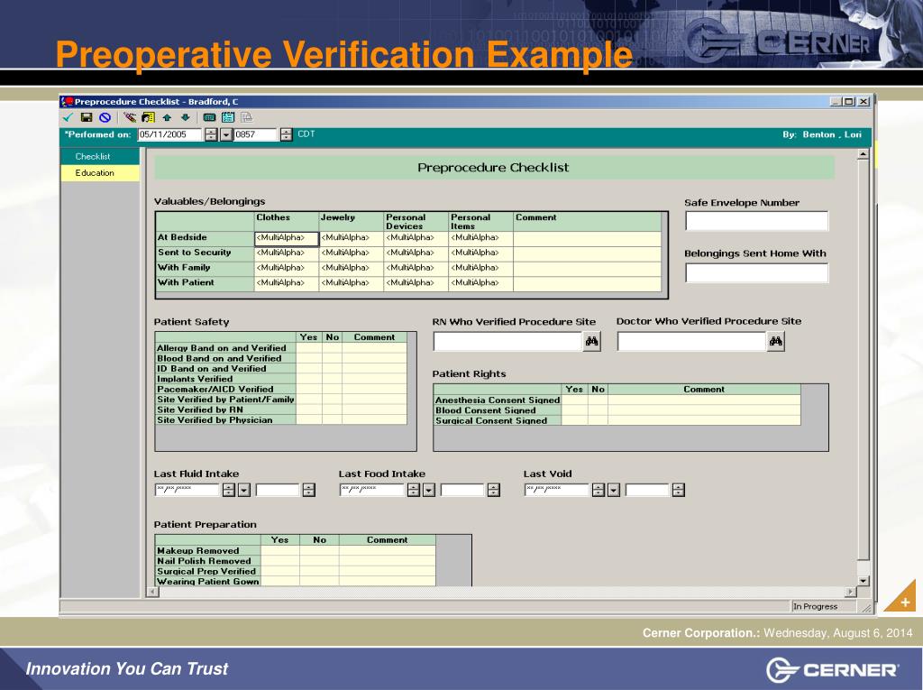 PPT - Patient Safety and the Perioperative Environment PowerPoint ...