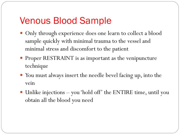 PPT - VENIPUNCTURE PowerPoint Presentation - ID:2951104