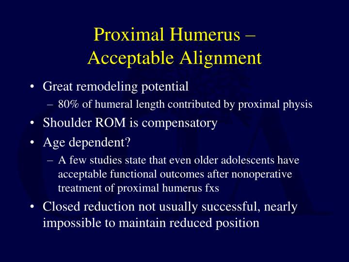 PPT - Fractures and Dislocations about the Shoulder in the Pediatric ...