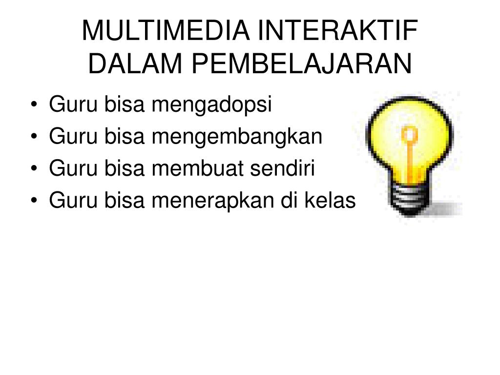 PPT - MULTIMEDIA INTERAKTIF UNTUK MENINGKATKAN HASIL BELAJAR SISWA ...