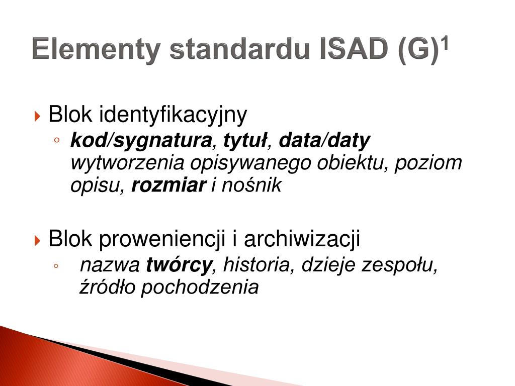 PPT - Standaryzacja i jej znaczenie w pracy archiwisty PowerPoint ...