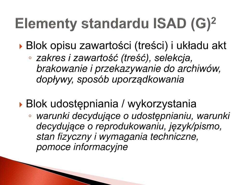 PPT - Standaryzacja i jej znaczenie w pracy archiwisty PowerPoint ...