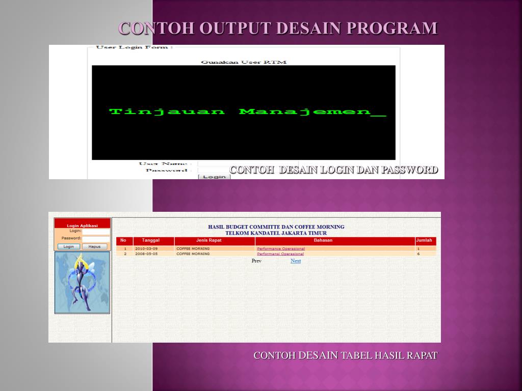 PPT - ANALISIS DAN PERANCANGAN SISTE M TINJAUAN RAPAT MANAJEMEN PADA PT ...
