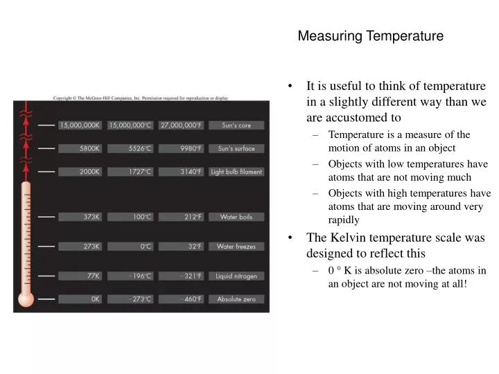 PPT - Measuring Temperature PowerPoint Presentation, free download - ID ...