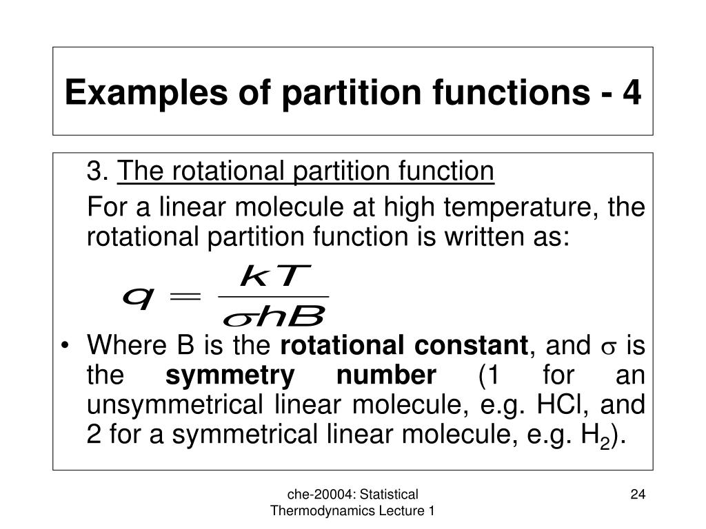 PPT - CHE-20004: PHYSICAL CHEMISTRY STATISTICAL THERMODYNAMICS: LECTURE 1 Dr Rob Jackson ...