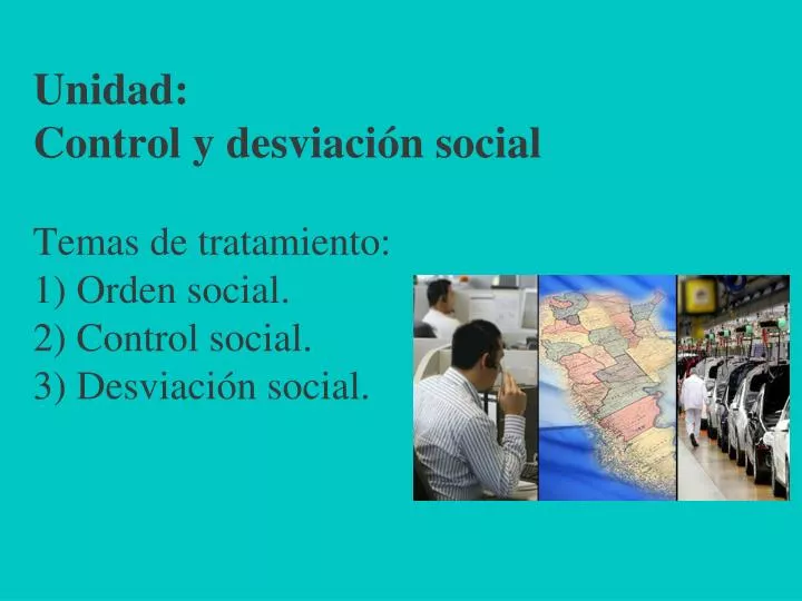 PPT - Tipos de control social a) El control a través de la ...