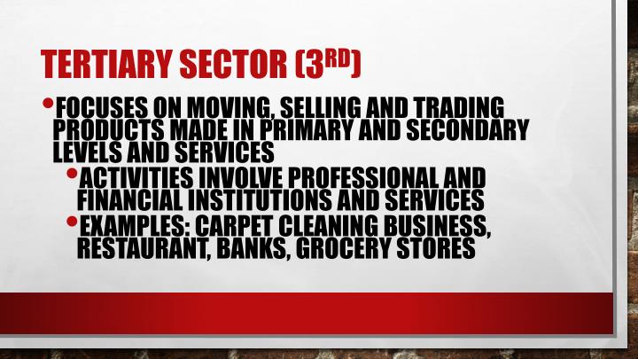 PPT - Sectors of the Economy PowerPoint Presentation - ID:2952858