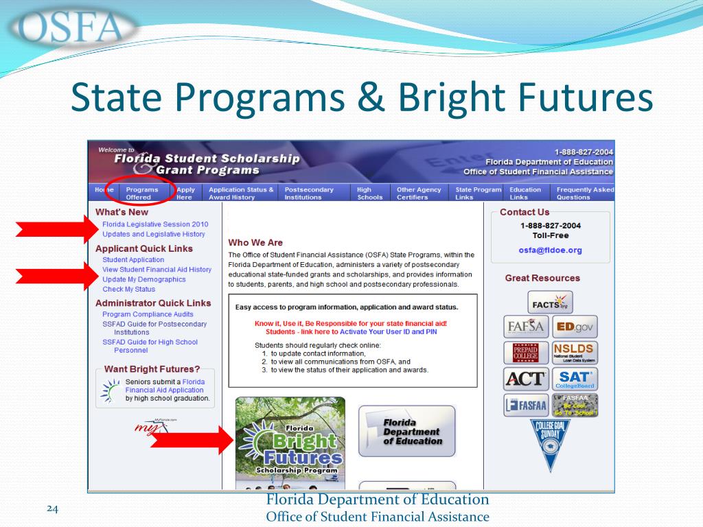 PPT - Bright Futures Scholarship Awards PowerPoint Presentation, free ...