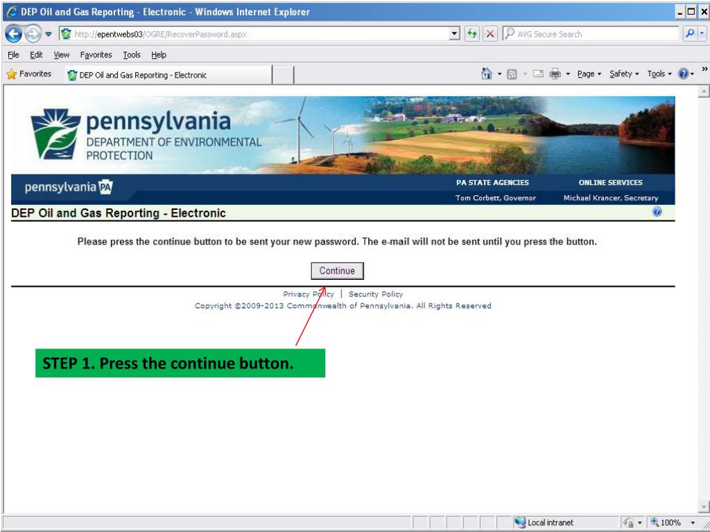 PPT - https://paoilandgasreporting.state.pa/login.aspx?ReturnUrl ...
