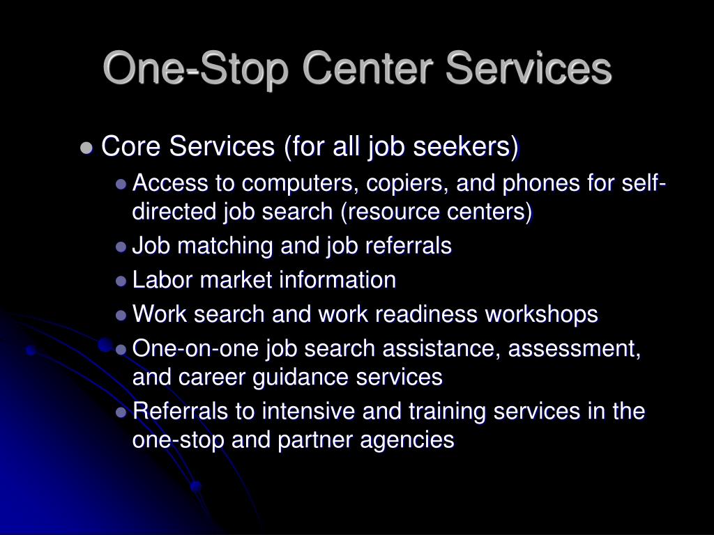 PPT - WIA and Colorado’s Workforce Centers PowerPoint Presentation ...