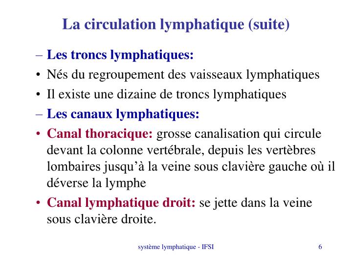 PPT - Système lymphatique PowerPoint Presentation - ID:2953857