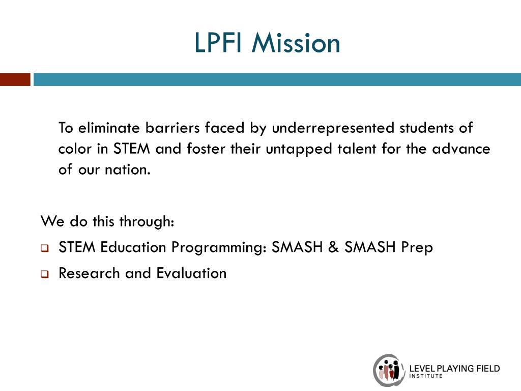 PPT - Bridging the Gap in STEM Education for Underrepresented Students ...
