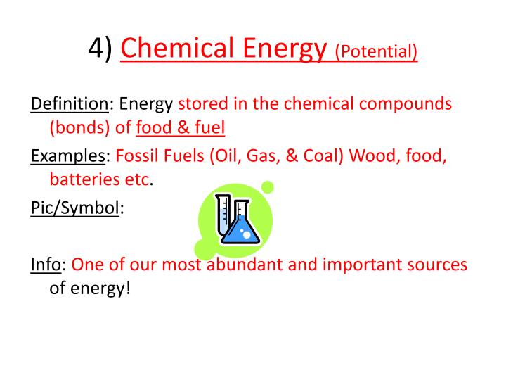 Chemical Potential Energy Definition Potential Energy Graph